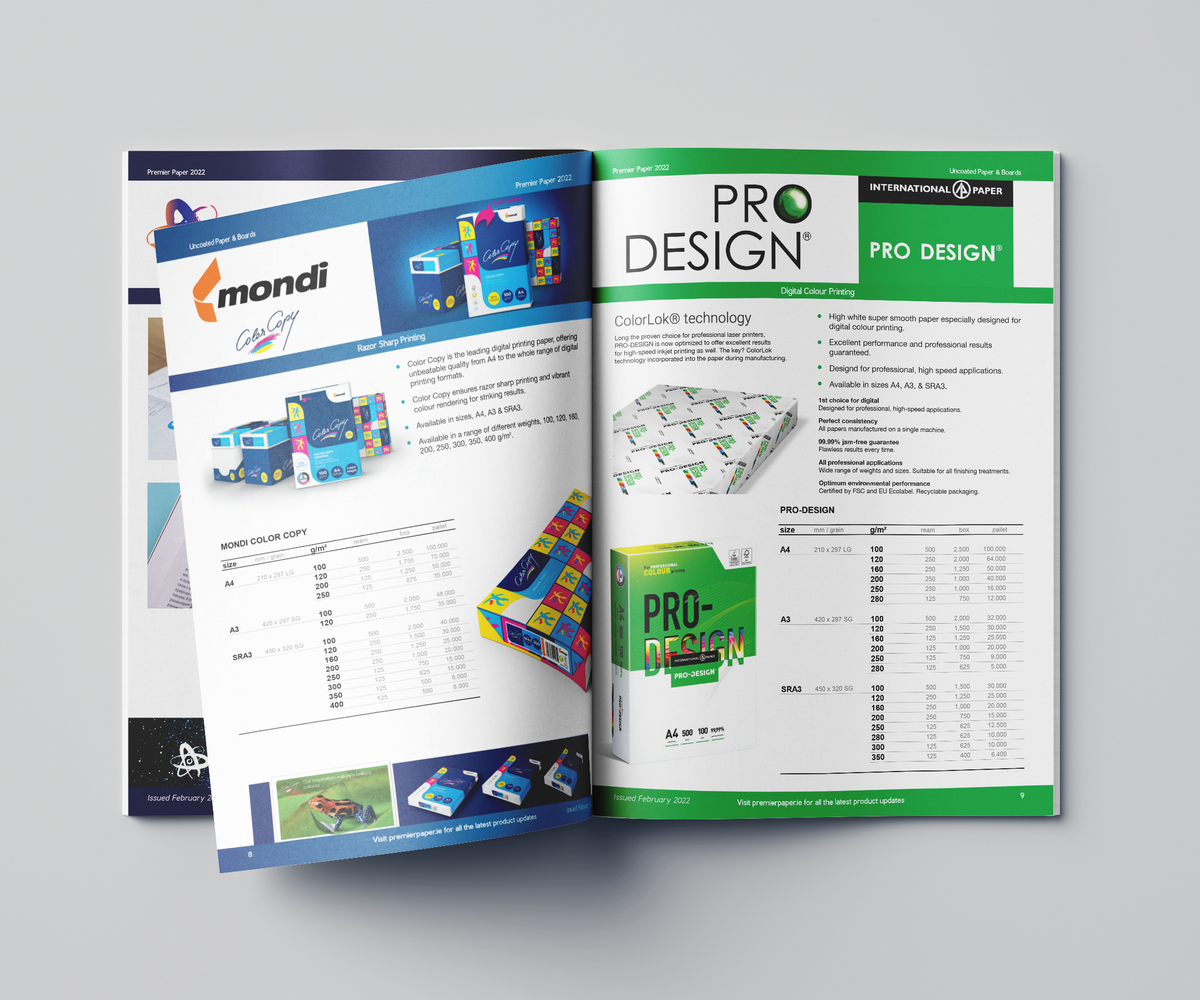 Interactive Paper Catalogue – Premier Paper