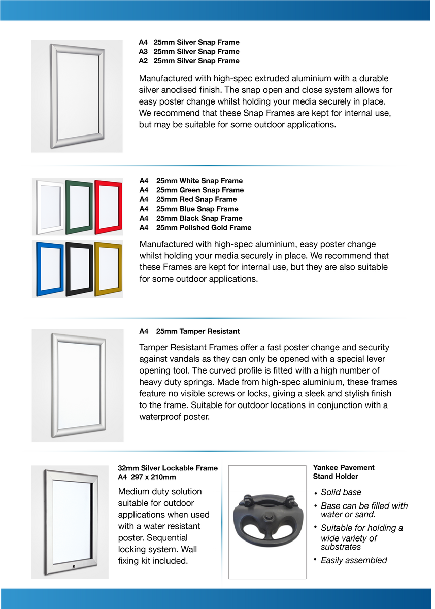 Snap Frames – Premier Paper